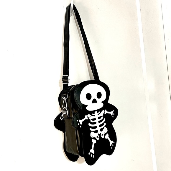 Bags | Bone Daddy Skeleton Crossbody Bag Brand New | Poshmark